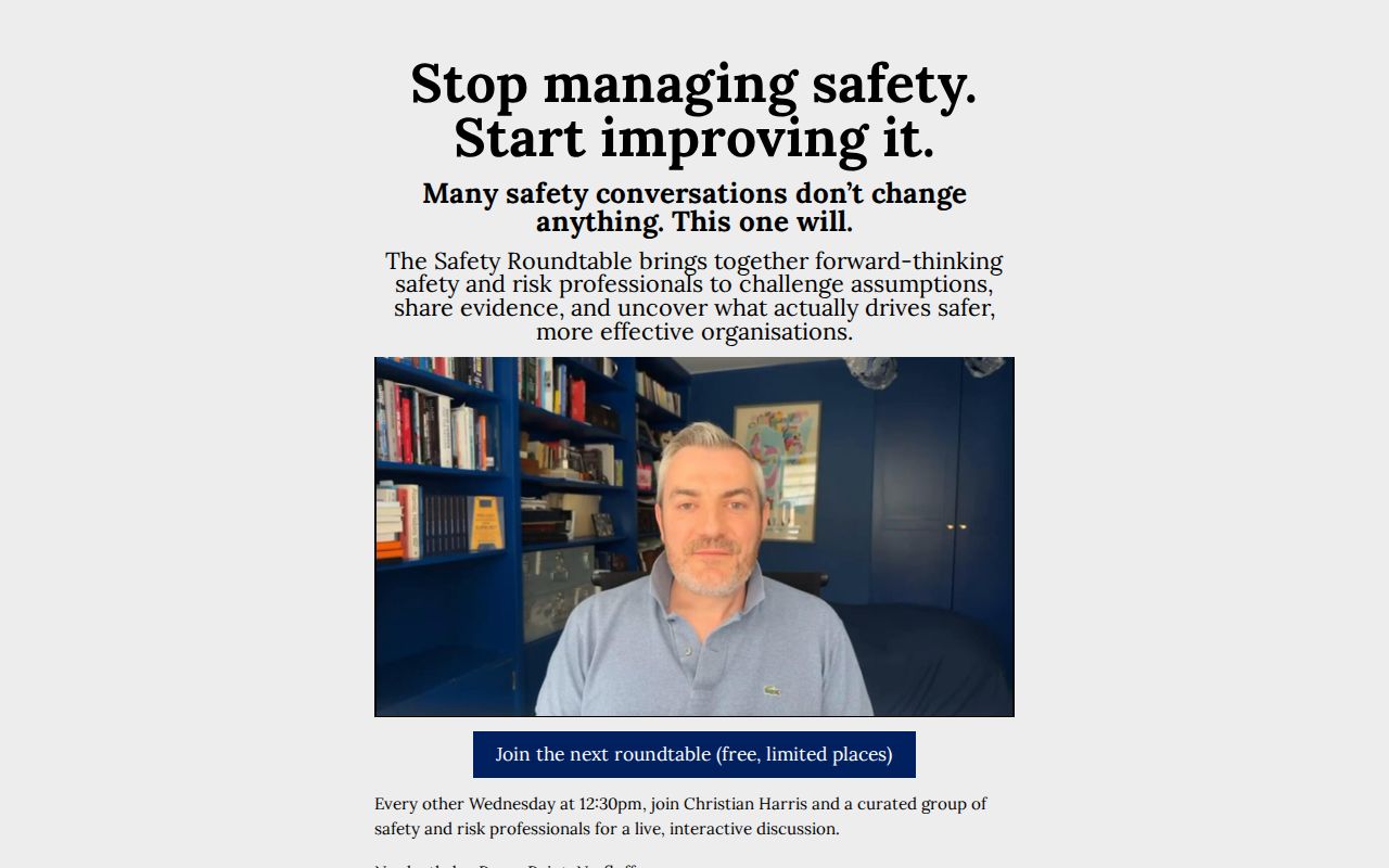 The Safety Roundtable - Where Safety Professionals Connect, Collaborate ...